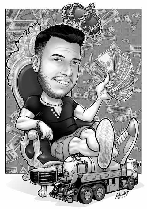 CARICATURE LAUREA: caricature e papiri laurea di ALBIX-ART online